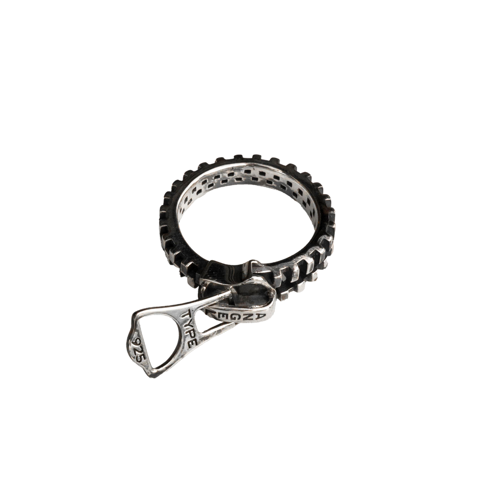 Zipper Ring – .925 Sterling Silver Zipper Band | ANGELtype® LA – ANGELtype®